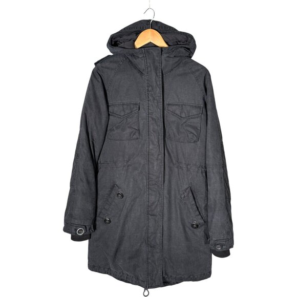 Aritzia | Jackets & Coats | Aritzia Community Paradigm Parka Black Down ...